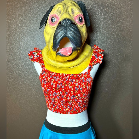 Bog Collective | Tops | Boho Bage Bog Collective Floral Ruffle Crop Top ...